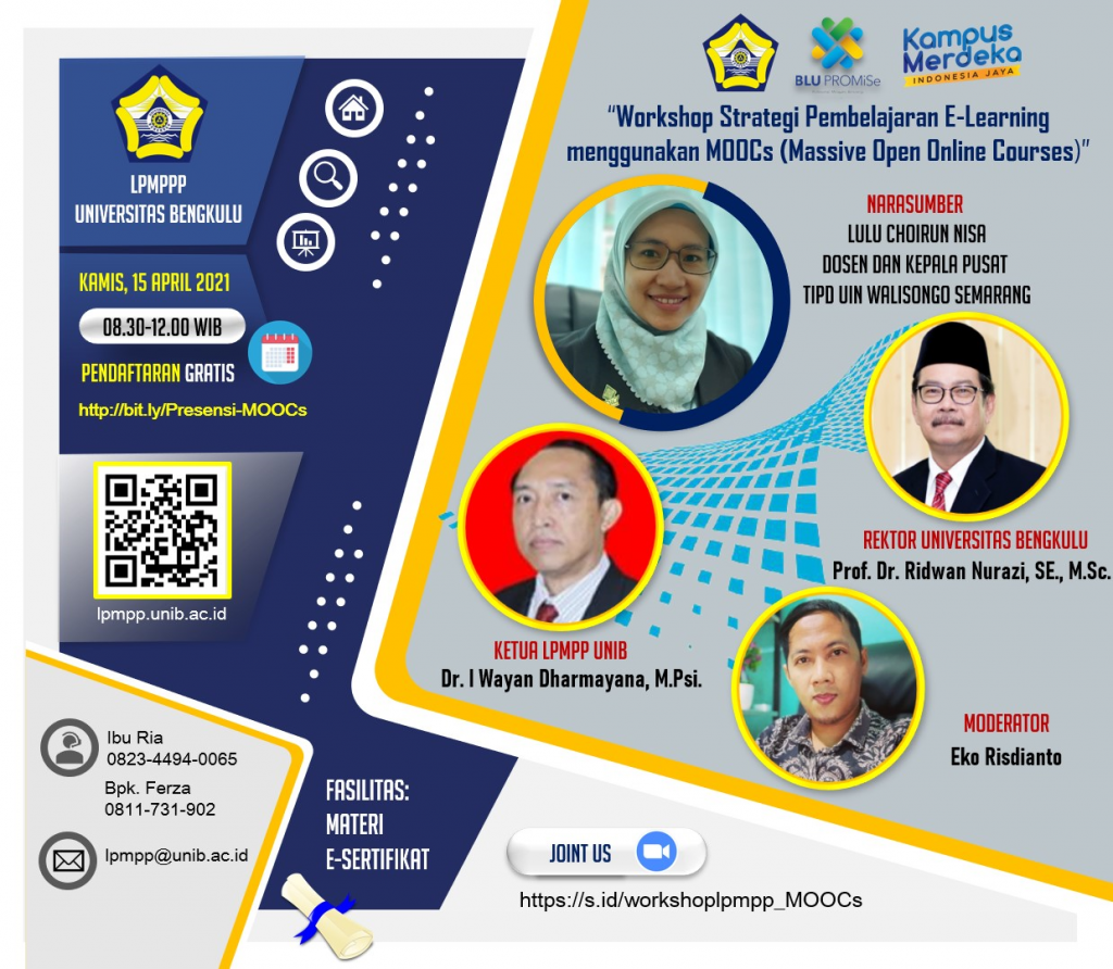 Workshop Strategi Pembelajaran Elearning Menggunakan MOOCs (Massive ...